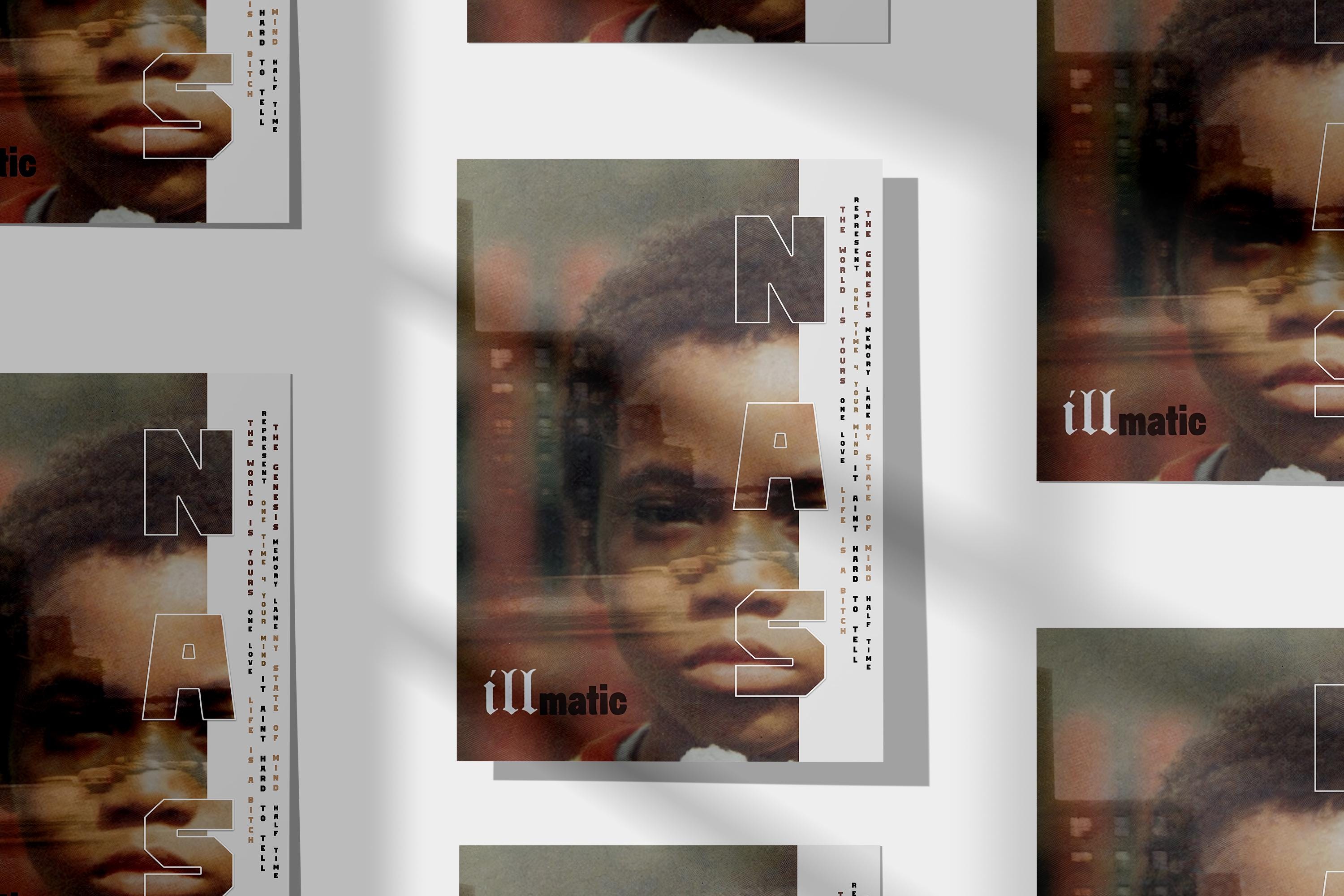 Nas Poster | Illmatic Poster | Album Poster Prints | Wall Decor Posters ...
