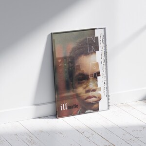 Nas Poster | Illmatic Poster | Album Poster Prints | Wall Decor Posters ...