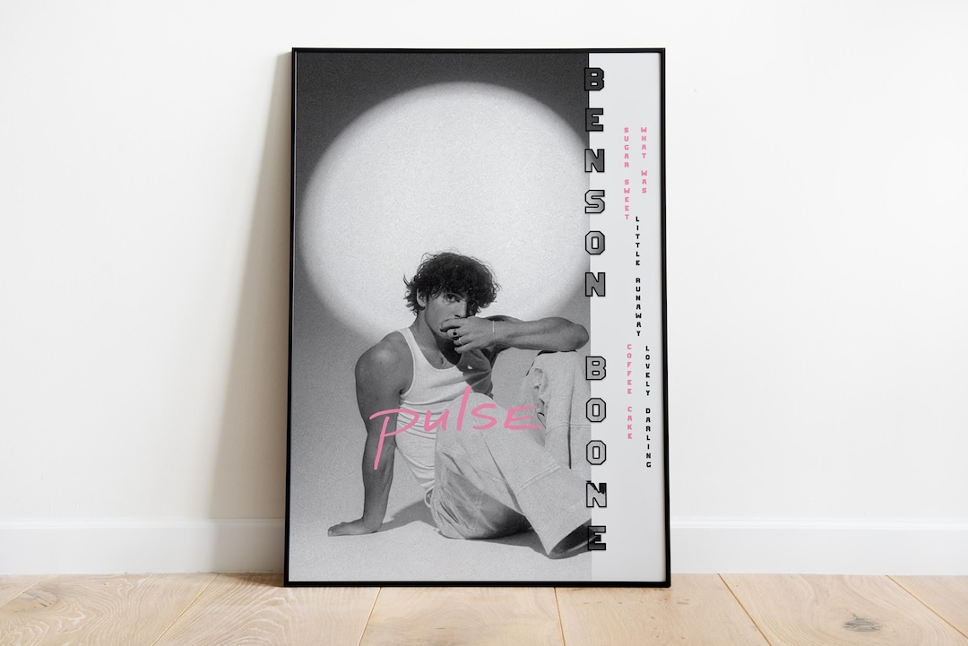 Benson Boone Poster | Pulse Poster | Album Poster Prints | Wall Decor ...