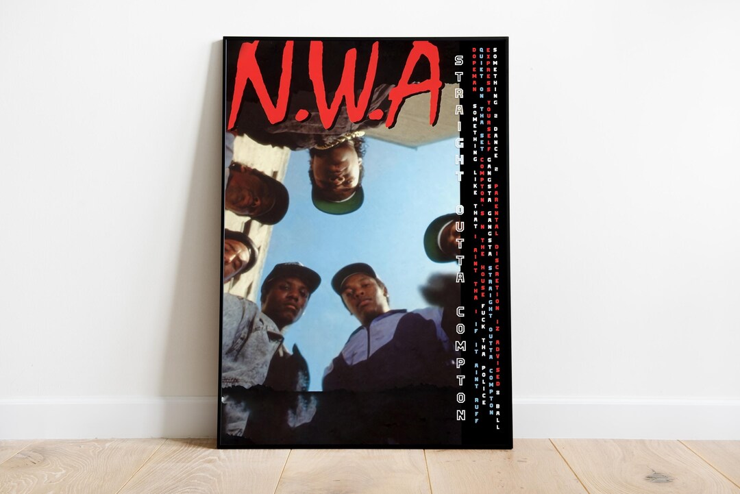 N.W.A Poster | Straight Outta Compton Poster | Album Poster Prints ...