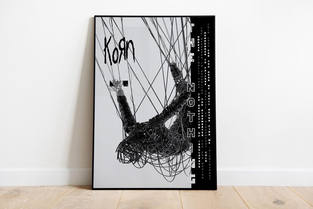 Korn Poster | the Nothing Poster | Album Poster Prints | Wall Decor ...