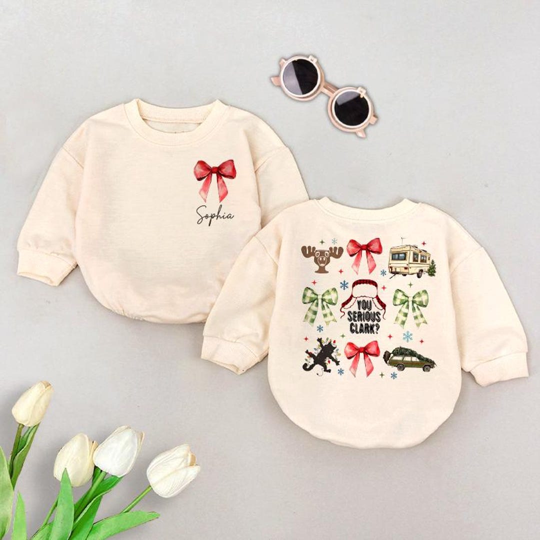 Personalized You Serious Clark Baby Romper, Winter Newborn Shower Gift ...
