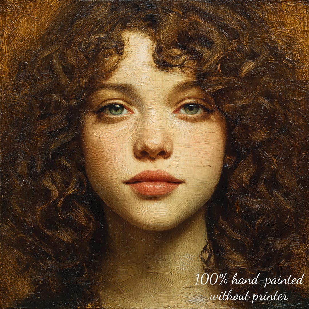 Custom Portrait Based on Photos, Custom Oil Painting Portrait, Photo on ...