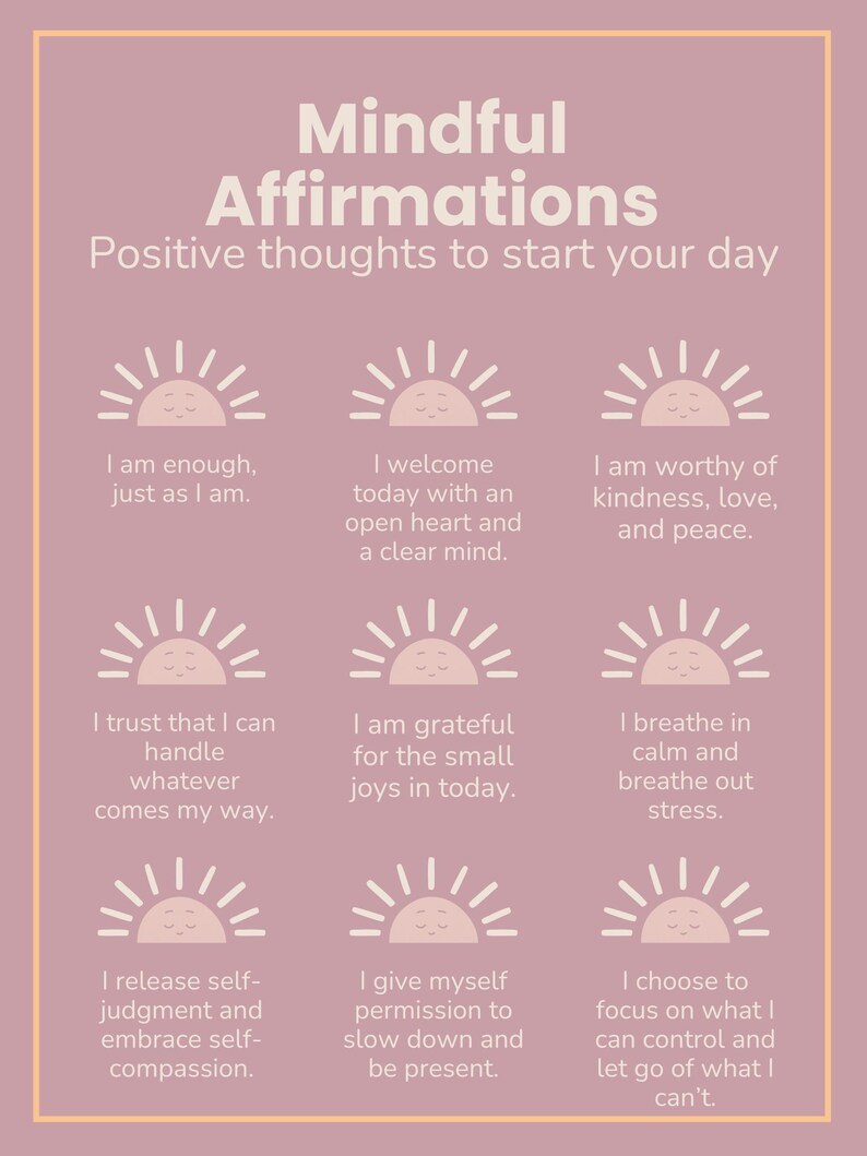 Mindful Affirmations: Daily Positive Statements for Calm & Confidence ...