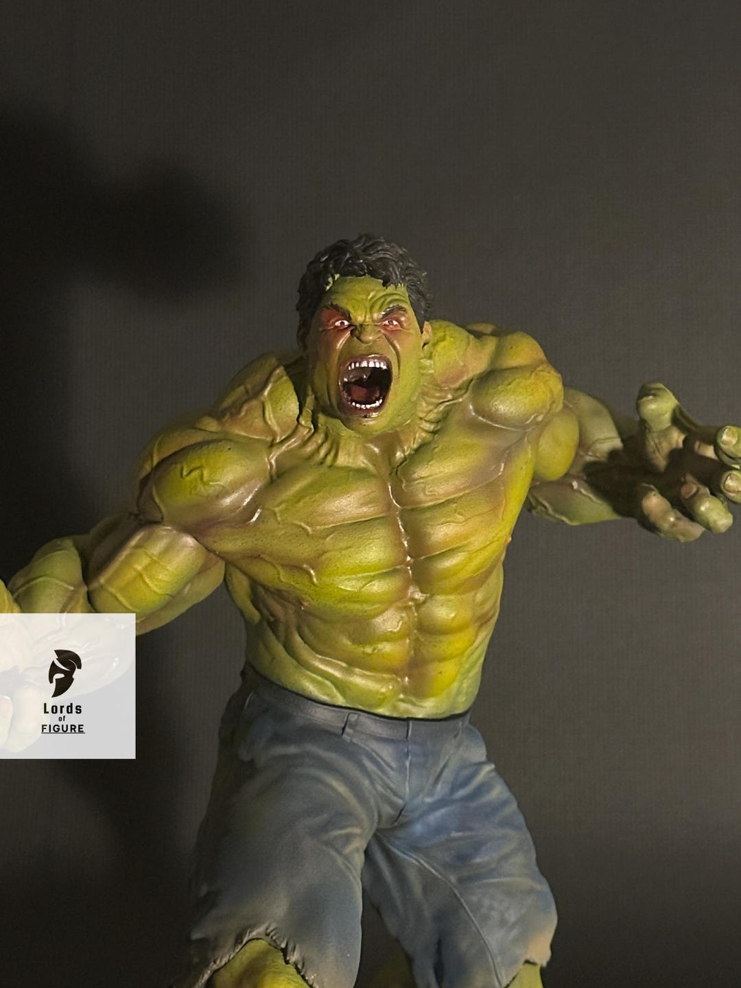 Hulk Figure – Hand Painted Marvel Statue – 3D Printed Collectible Hulk ...