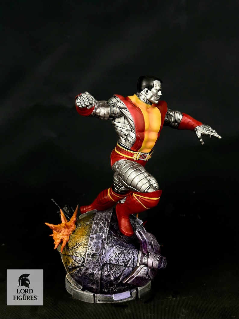 Colossus Statue- X-men Figure - Hand Painted High Quality Resin ...