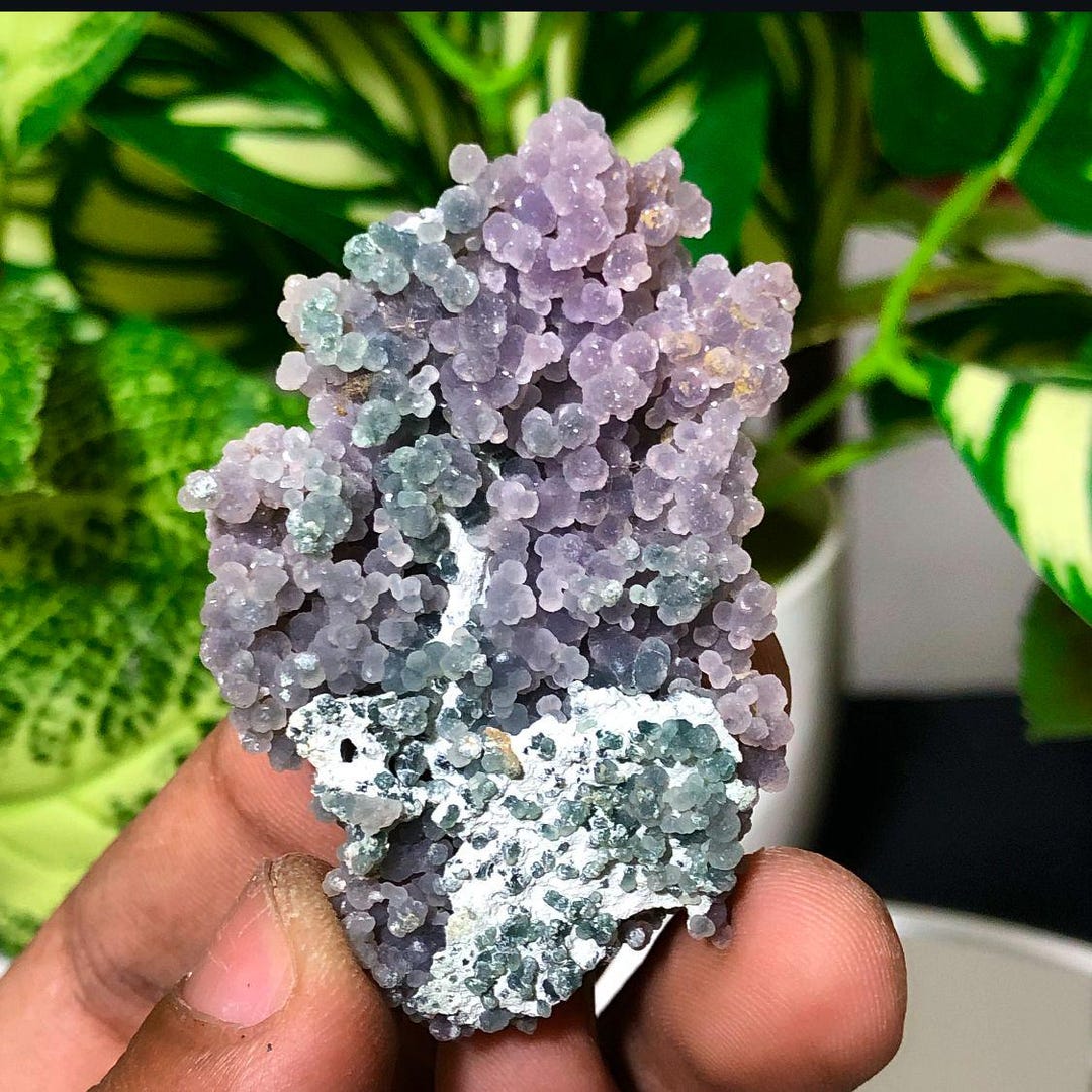 Super Grape Agate Specimen Cluster Purple Unique | Gif Te , Gifttings ...