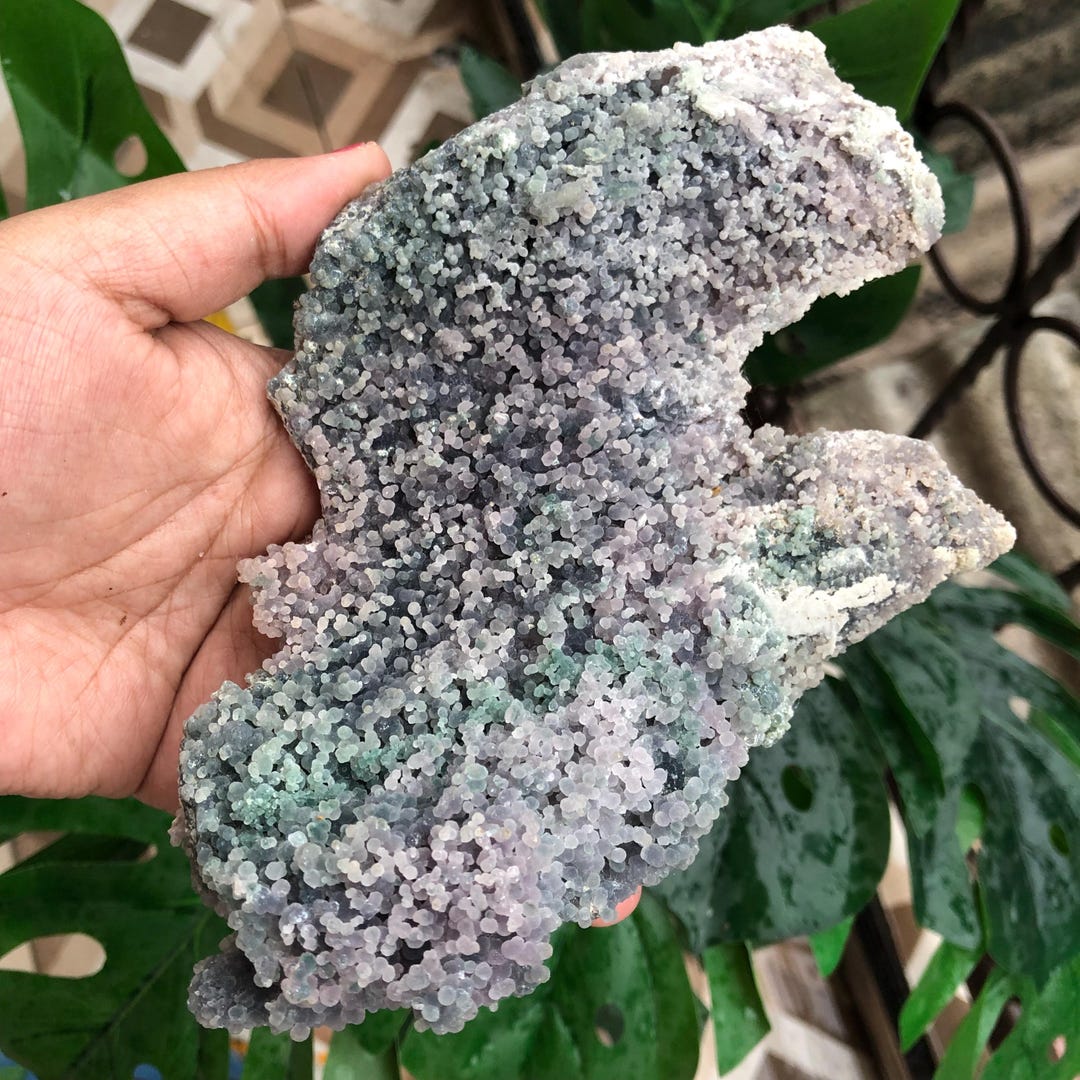 Grape Agate Combination Gradation Color Light Green and Purple/grape ...