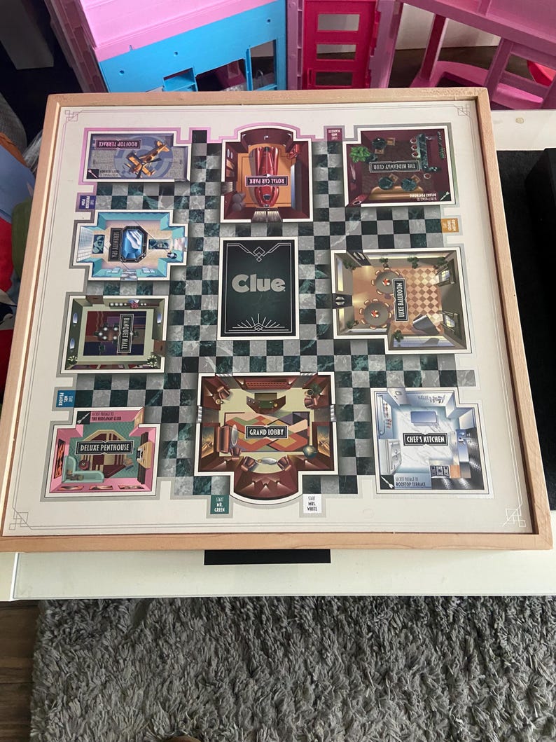 Rare Cluedo Game - Etsy