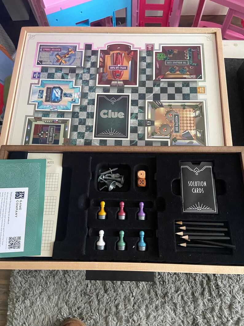 Rare Cluedo Game - Etsy