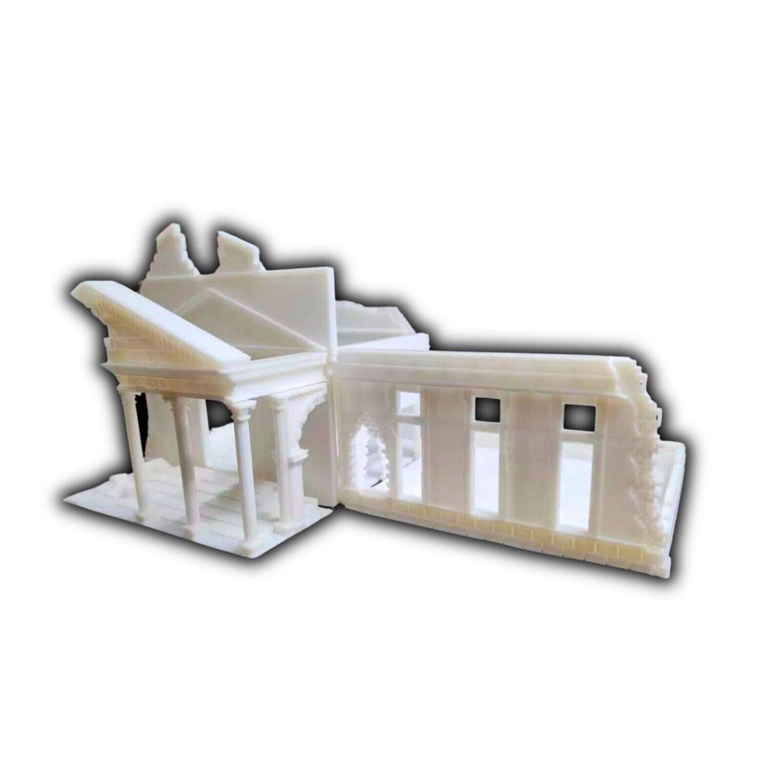 Diorama Courthouse Ww2 1:72 Models Kits Military Building DIY Wargame ...