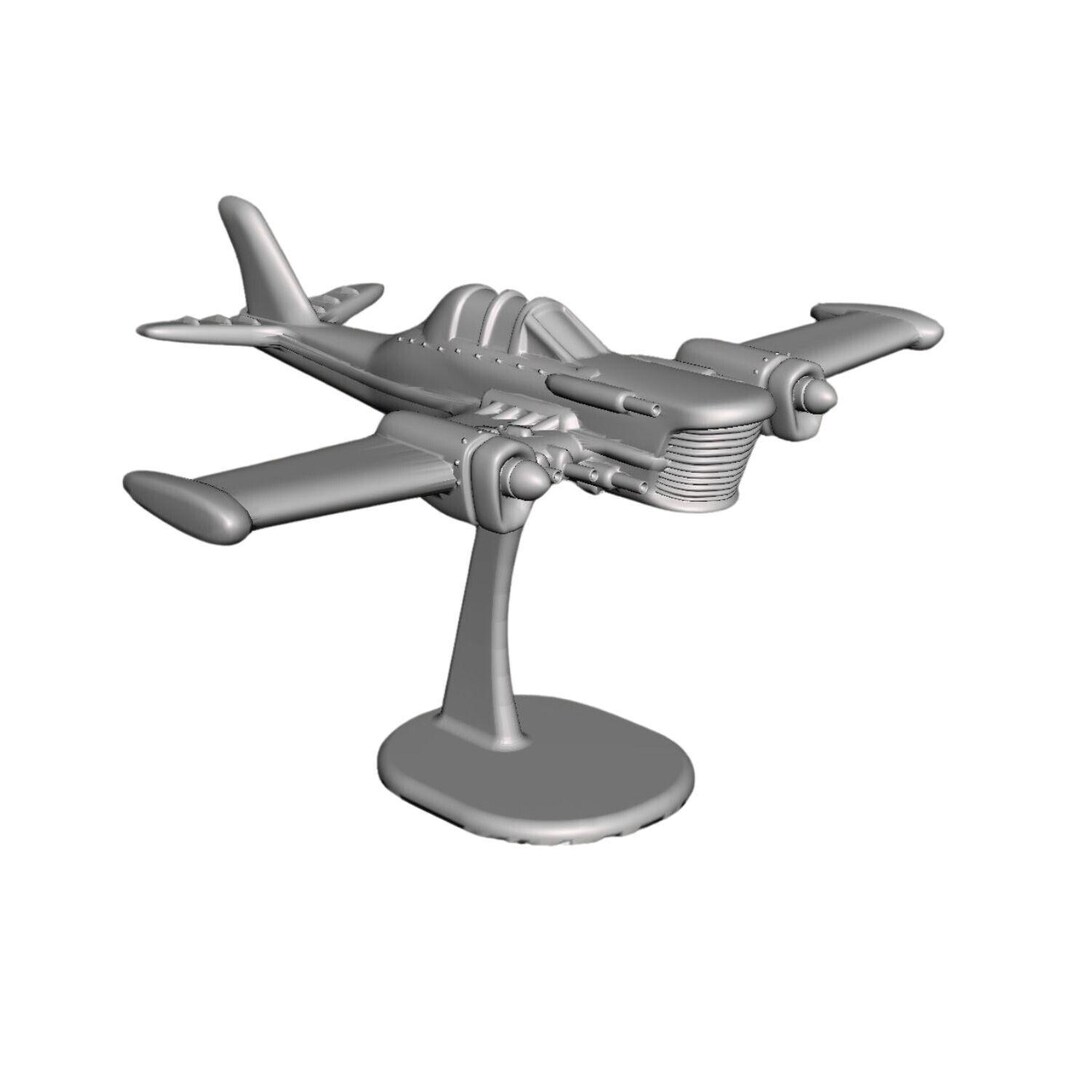 Crimson Plane Avenger Wargame Terrain Print 3d DIY Model Kits - Etsy