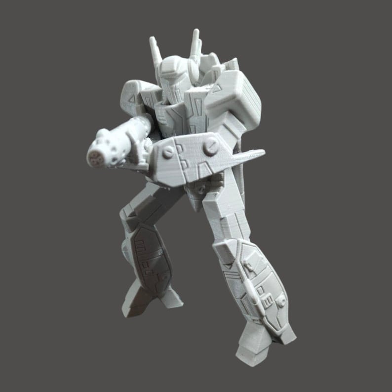 Varitech Battloid Mod VF-1 Macross Robotech White Color DIY Assembly ...