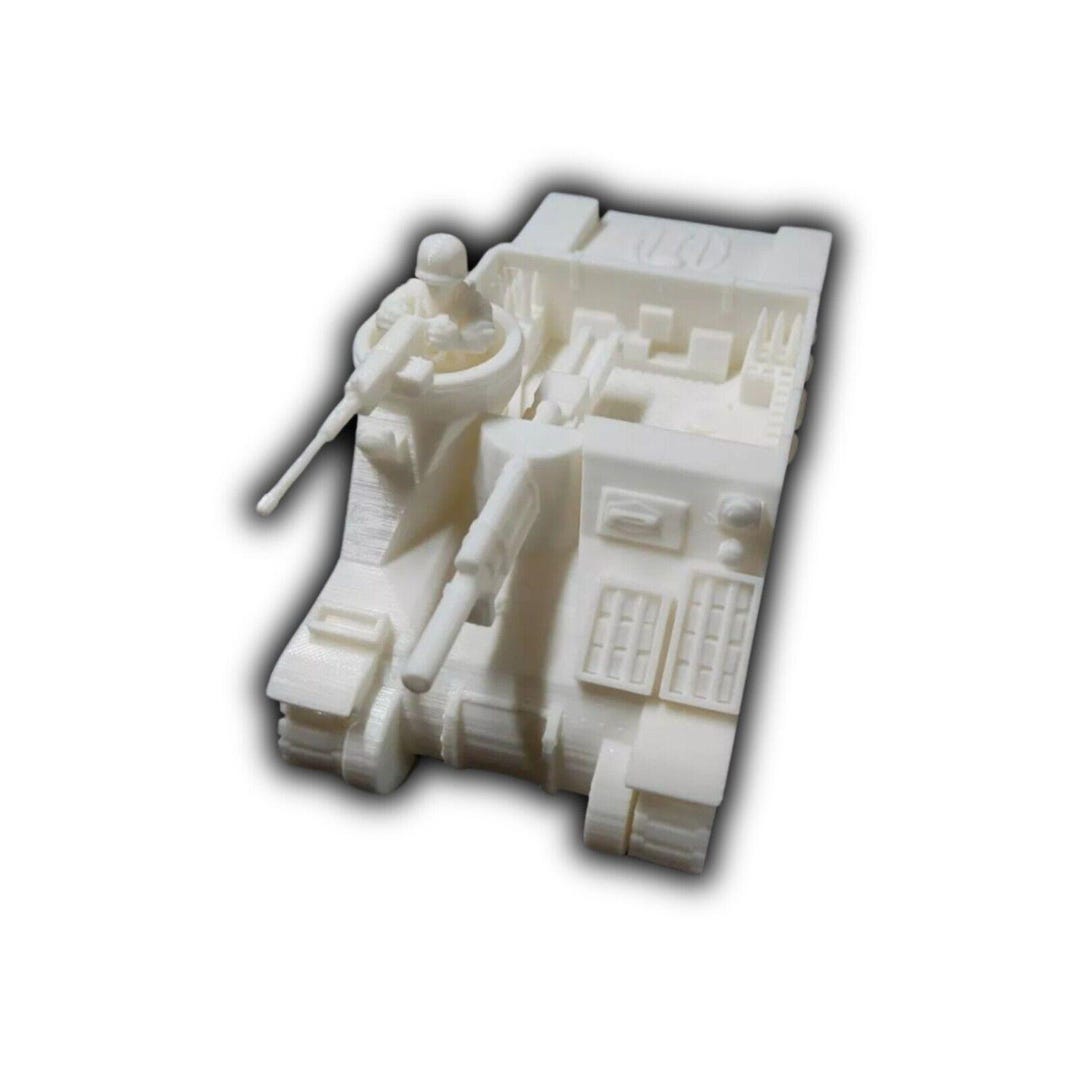 American M7 Priest Tank Ww2 1:32 Scale White Color 3D Printed Model ...