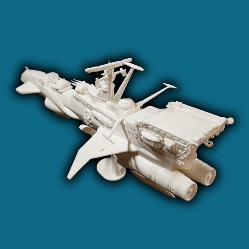 Pirate Captain Harlock Arcadia Ship 11.8 Inch Length Models Kits DIY ...