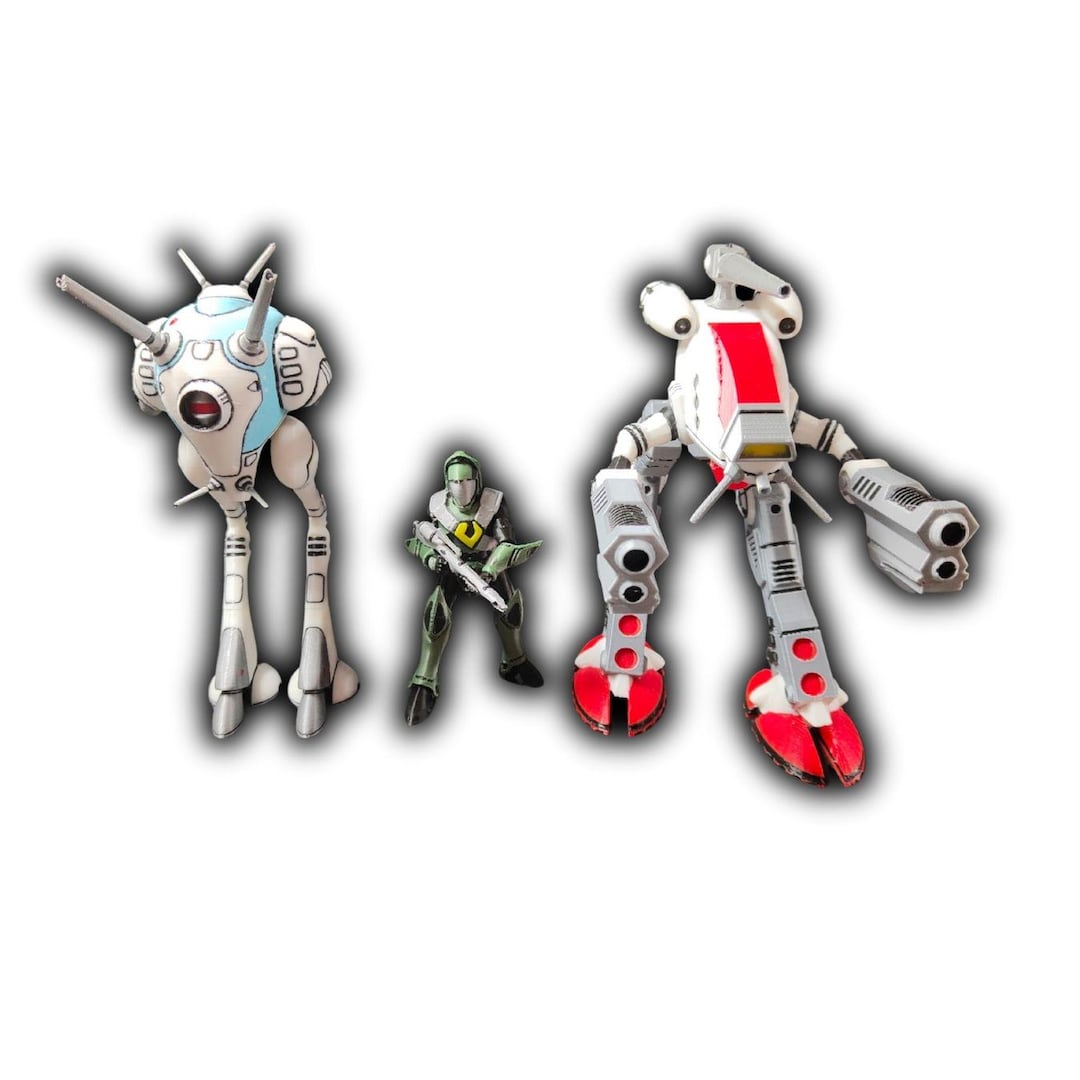 Battle Pod Pack Glaug Zentraedi Soldier Full Color 1/100 Scale Robotech ...