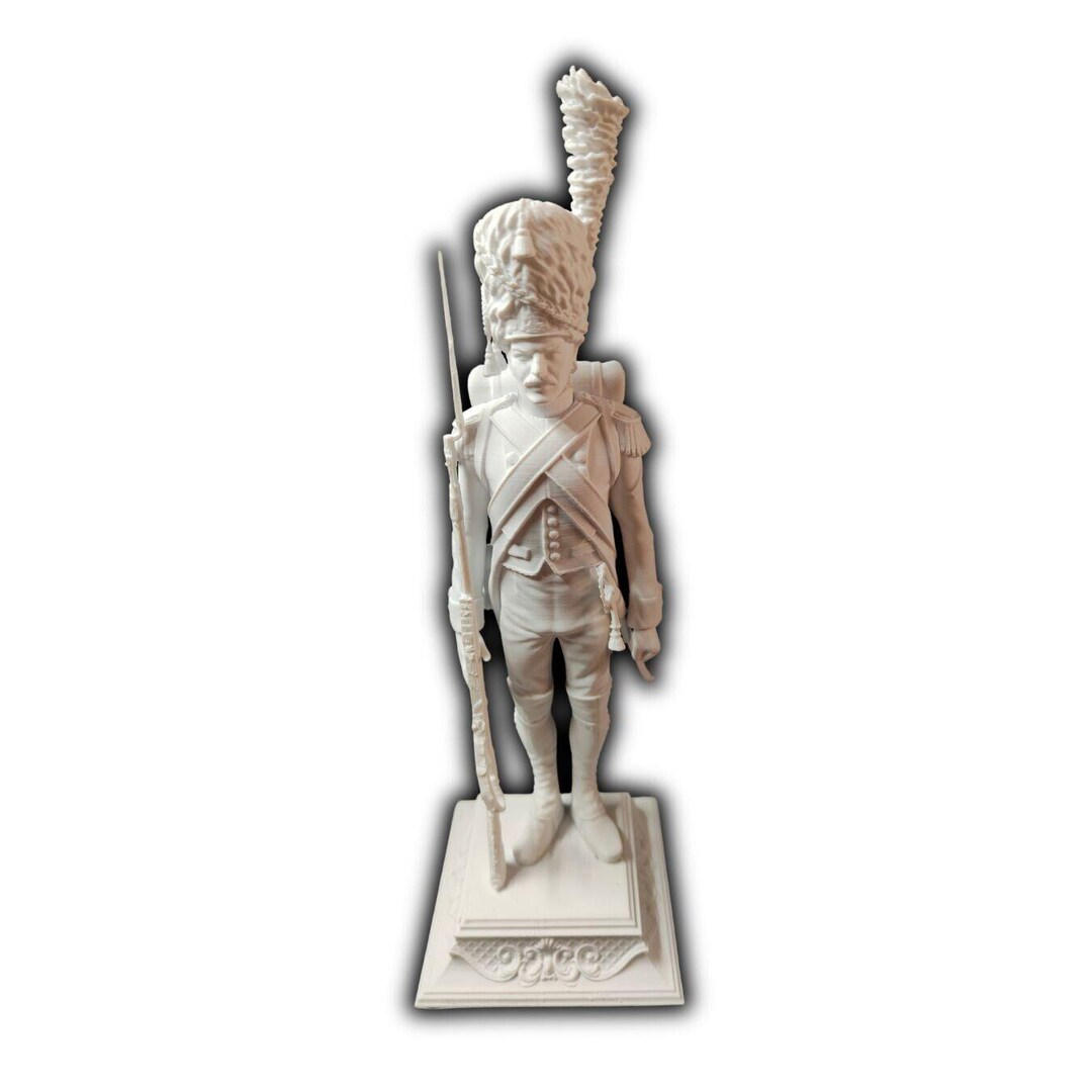 Napoleonic Grenadier Mod2 1:9 Scale 9.84 in Tall 3D Printed Model Kits ...