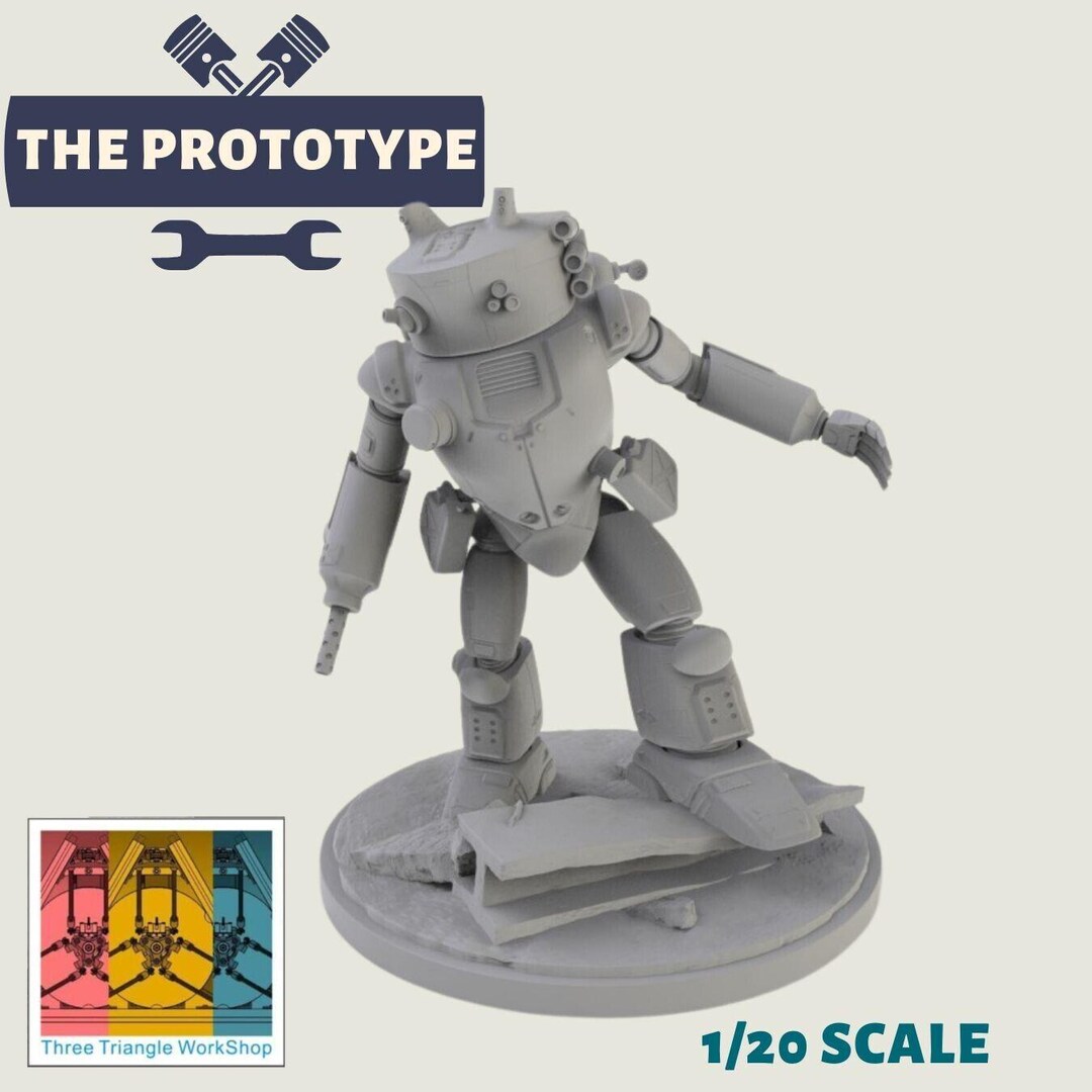 Dieselpunk the Prototype 1:20 Scale DIY Model Kits Unpainted - Etsy