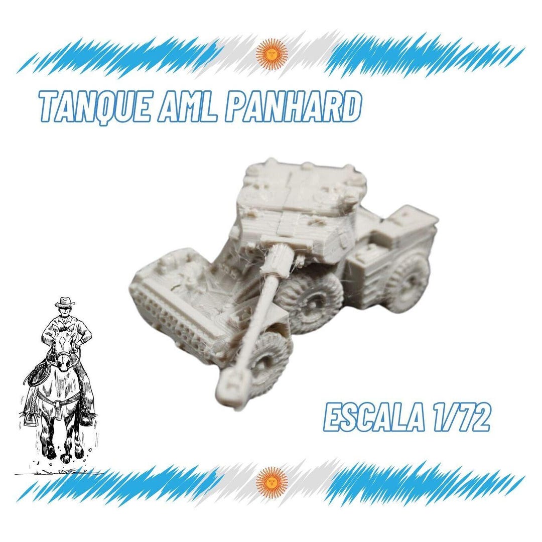 Argentine AML Panhard Tank, 1:72 Scale, Model Kits DIY Assembly - Etsy