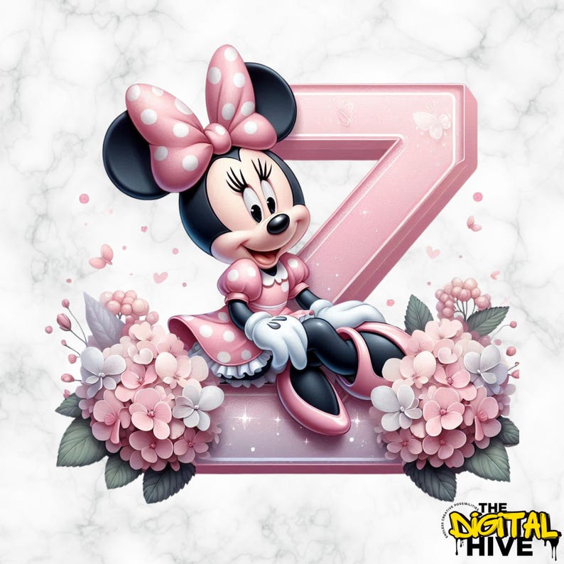 Minnie Mouse PNG Clipart Alphabet,numbers Bundle, Boy and Girl Birthday ...