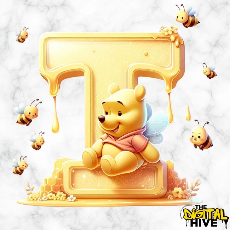 Clipart del alfabeto de Winnie the Pooh / PNG transparente de alta ...