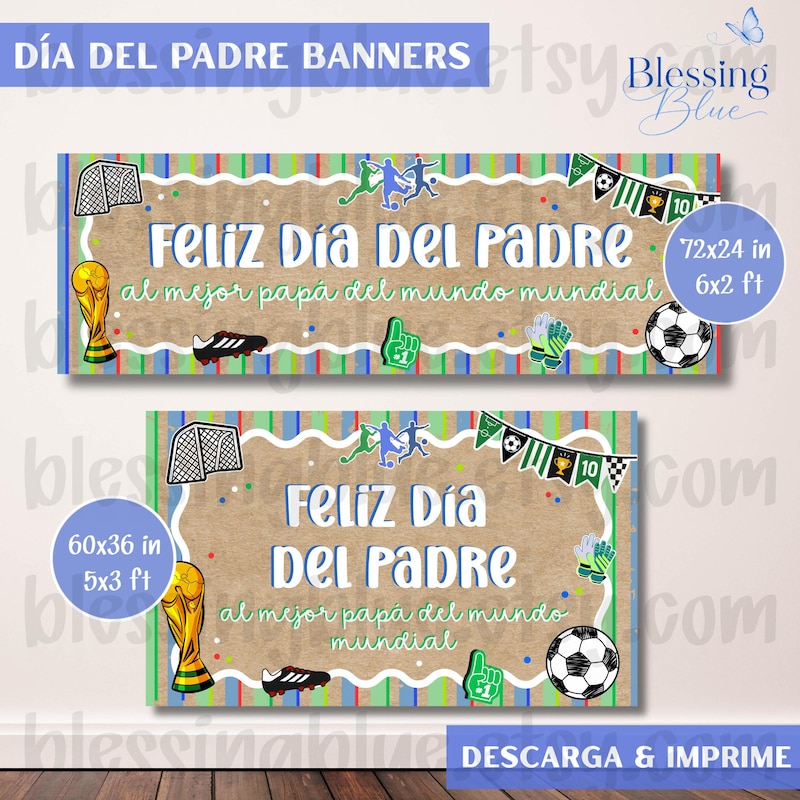 Feliz Dia Del Padres Banner - Etsy
