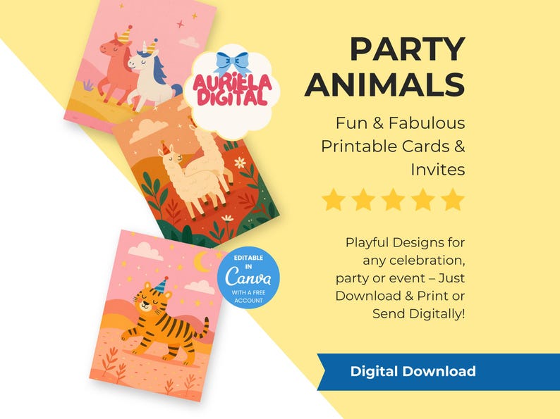 Editable Kangaroo Birthday Card, Hopping by to Say Happy Birthday, Kids ...