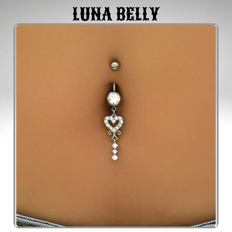 Belly Button Ring Key - Etsy