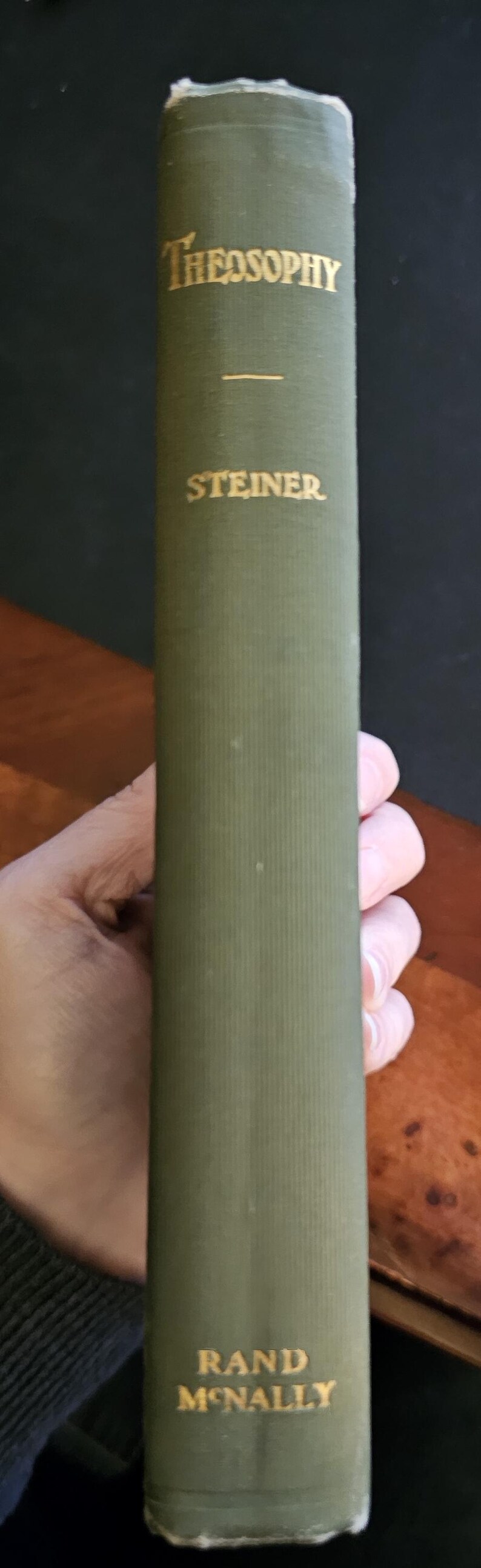 Theosophy by Rudolf Steiner RARE 1910 1st American Edition Occult ...