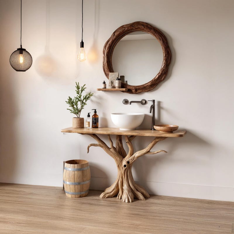 Carved Base Console Table - Etsy