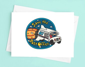 Save the Post Office Post Cards - Etsy