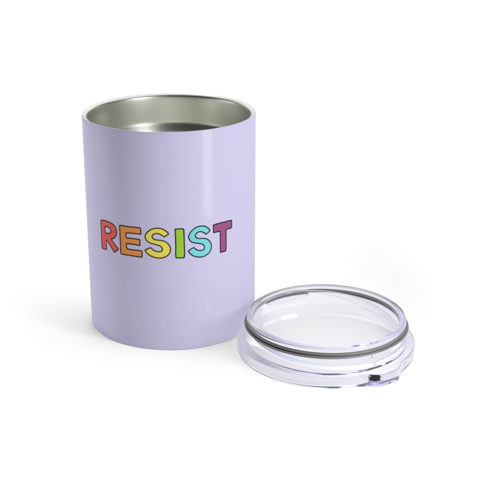 Resist Rainbow 10 oz Metal Tumbler Thermos | Etsy