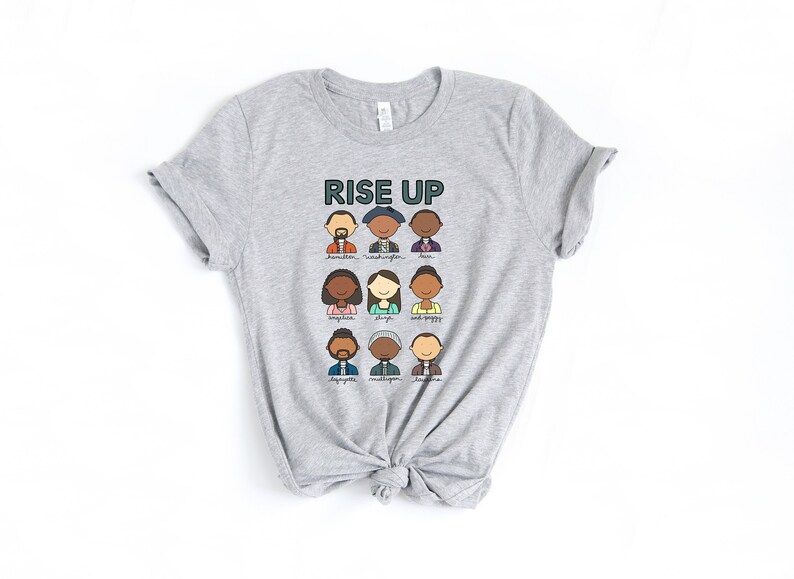 Hamilton Rise up Kids T-shirt Alexander Hamilton Schuyler - Etsy