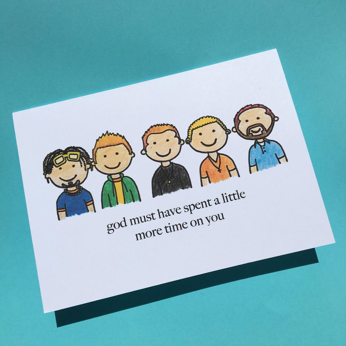Nsync Card Nsync Funny Love Card 90s Cards Boy Band | Etsy
