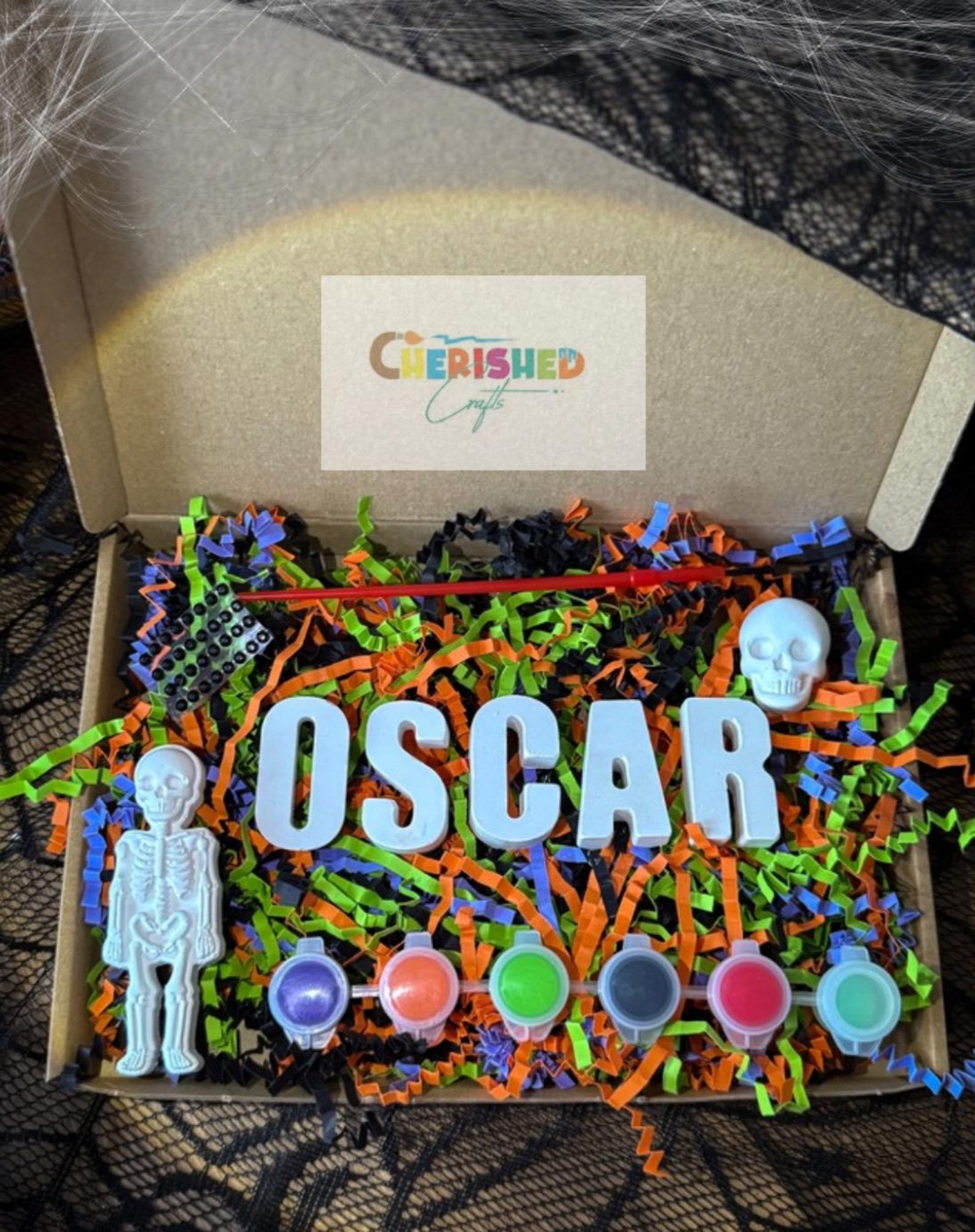 Halloween Paint Your Own Kit – Personalised Craft Set for Kids | Spooky ...