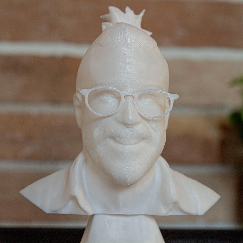 Custom 3D Printed Bust – Turn Your Photo Into a Unique Work of Art ...