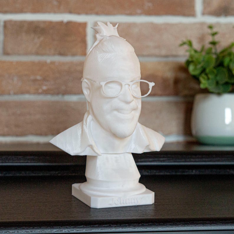 Custom 3D Printed Bust – Turn Your Photo Into a Unique Work of Art ...