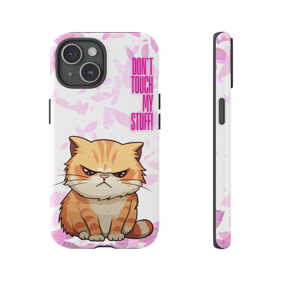 Tough Cases, Cute but Grumpy Cat Design - Etsy