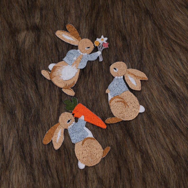 Rabbit Patches - Etsy