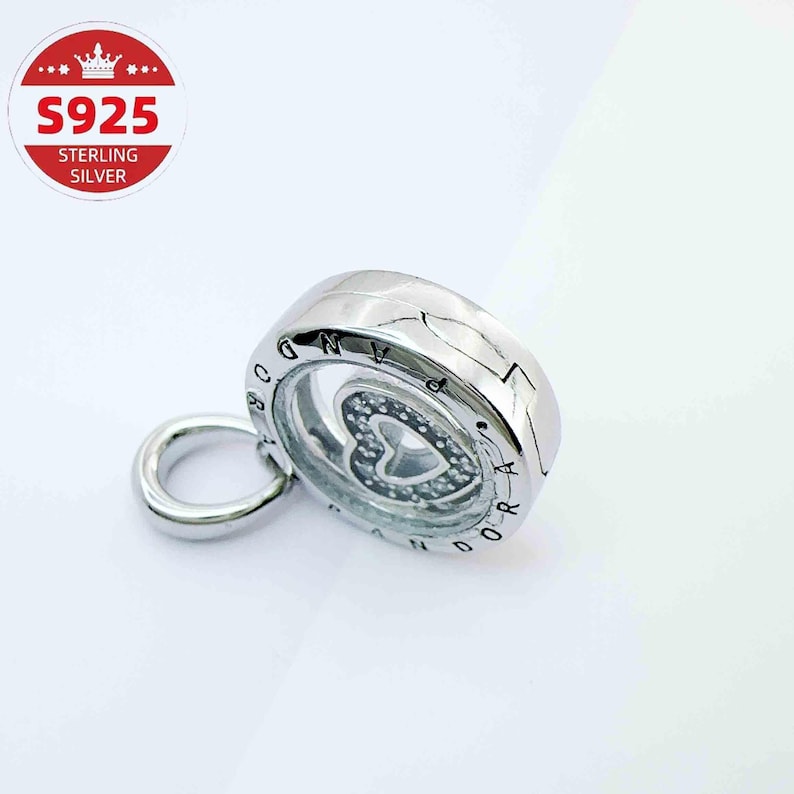 Handmade Sterling Silver Petite Memories Floating Locket Dangle, Fits ...