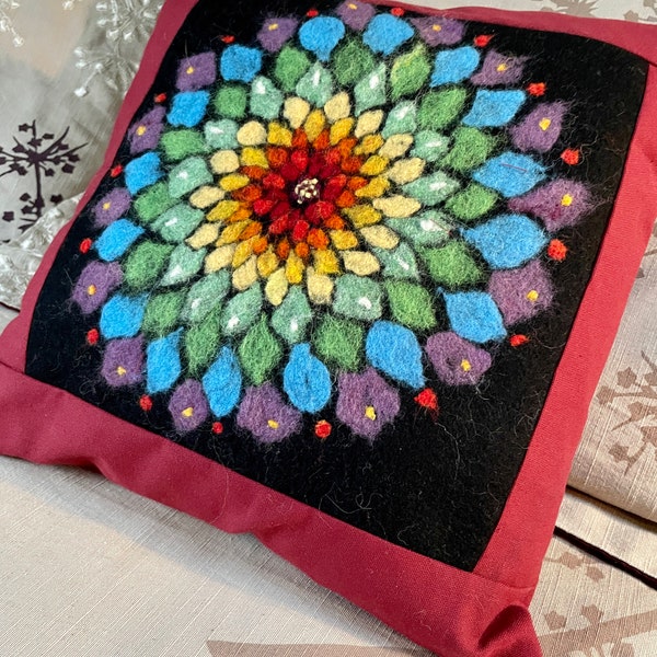 Mandala Pillow - Etsy
