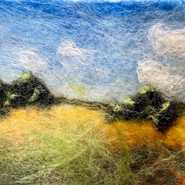 Felt Landscape - Etsy