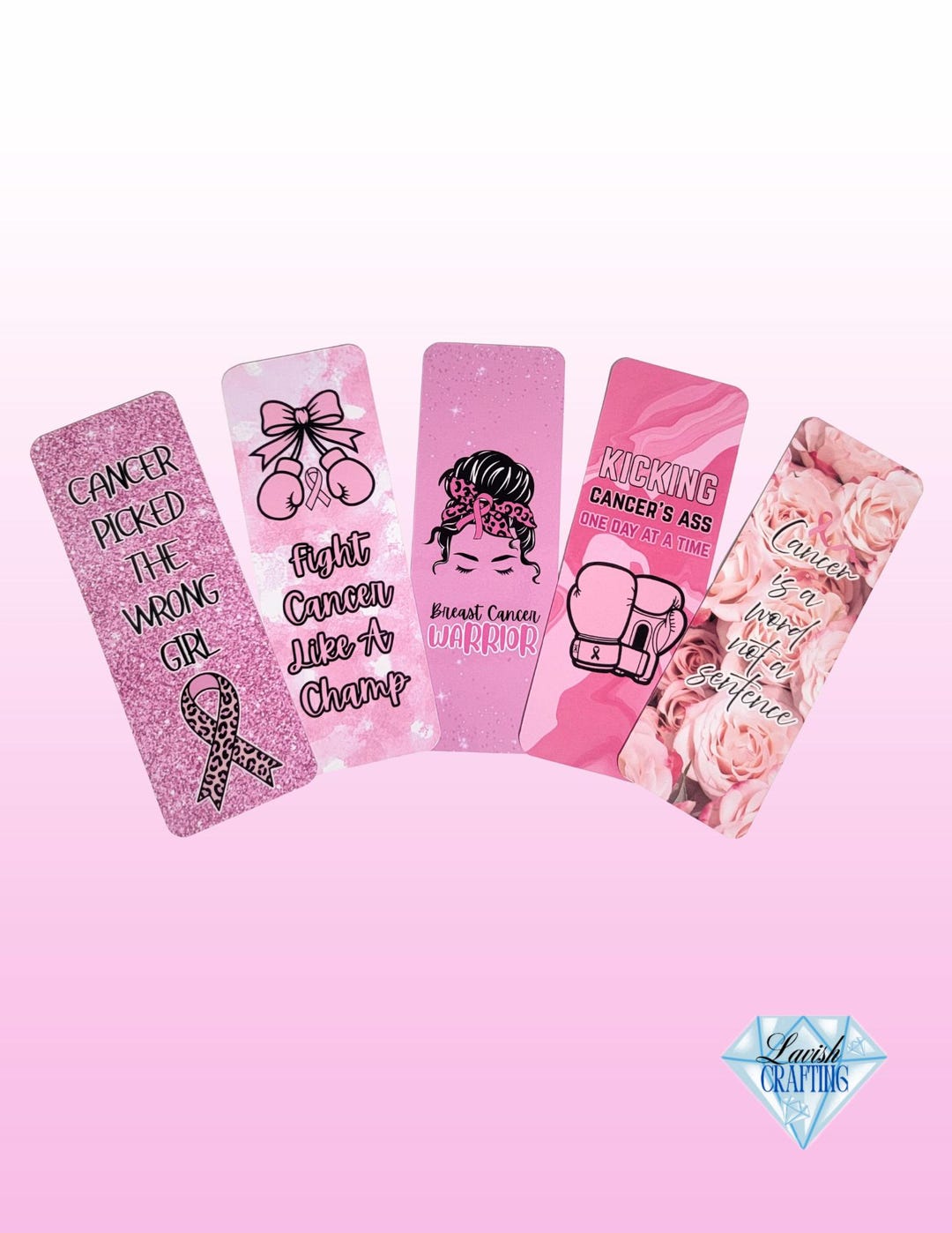 Breast Cancer Bookmarks - Etsy