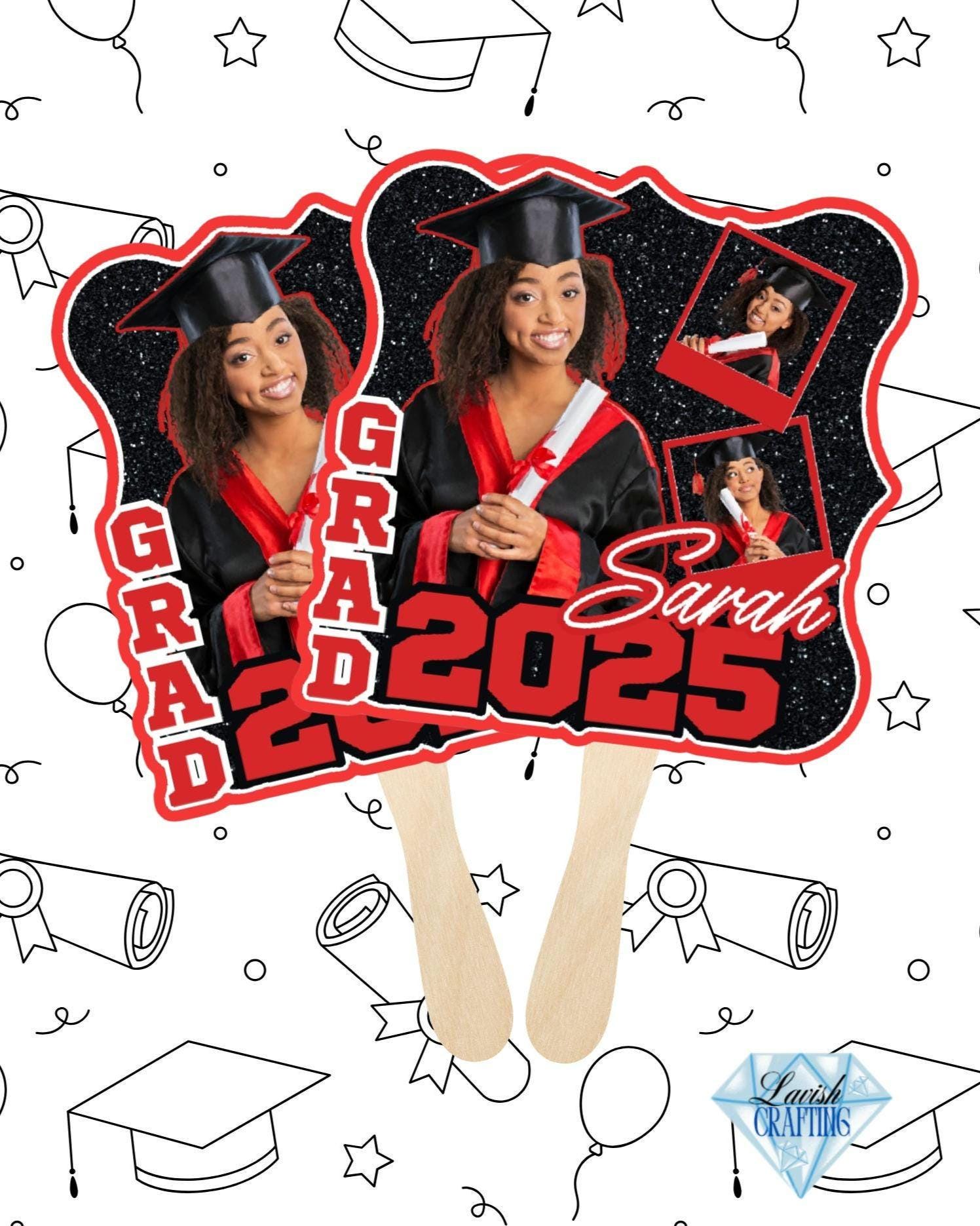 Custom Graduation Fans - Etsy