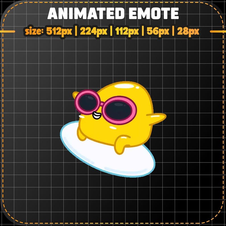 Animated Egg Emote Pack: Kawaii Twitch & Discord Streaming Stickers ...