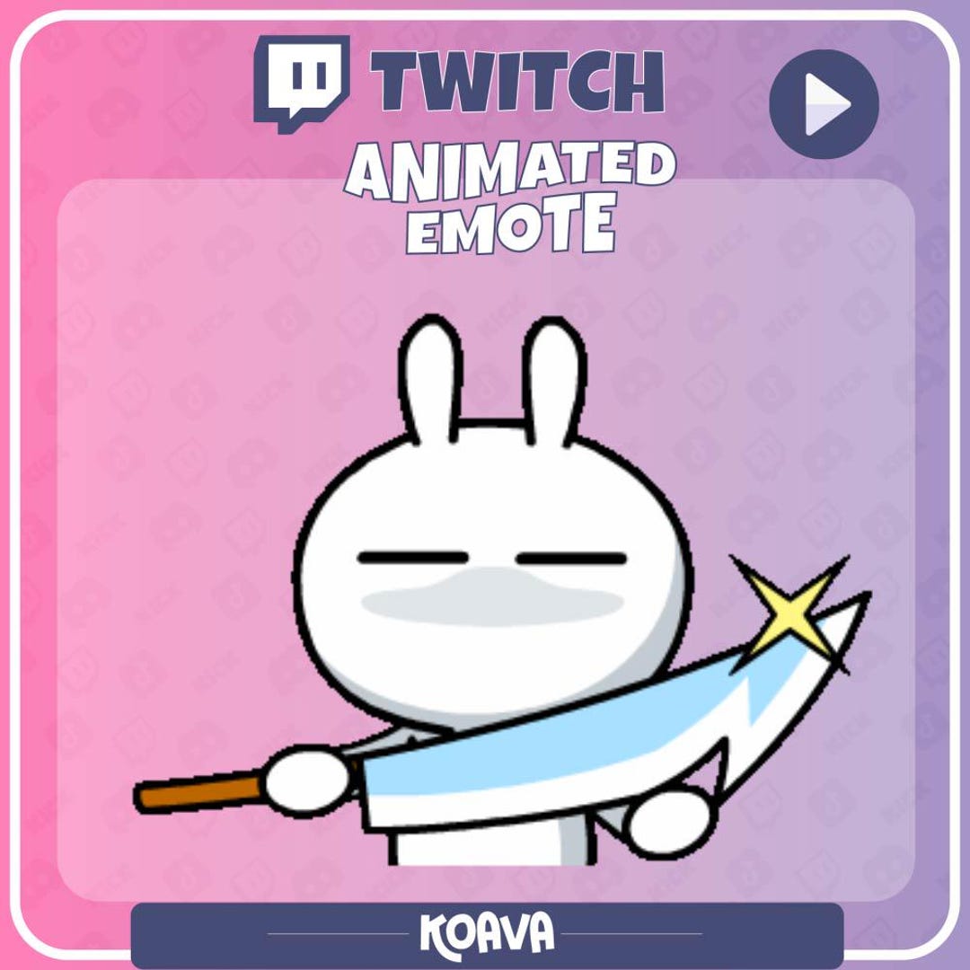 Animated Psycho Bunny Twitch/kick Emote (instant Download) - Etsy