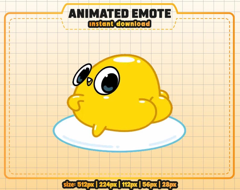 Animated Twerking Egg Emote for Twitch | Funny Stream Chat (instant ...