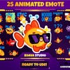 9+ * Colorful Fish Emotes - Icons - Ready to Use - Fish Emote, Colorful ...
