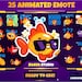 9+ * Colorful Fish Emotes - Icons - Ready to Use - Fish Emote, Colorful ...