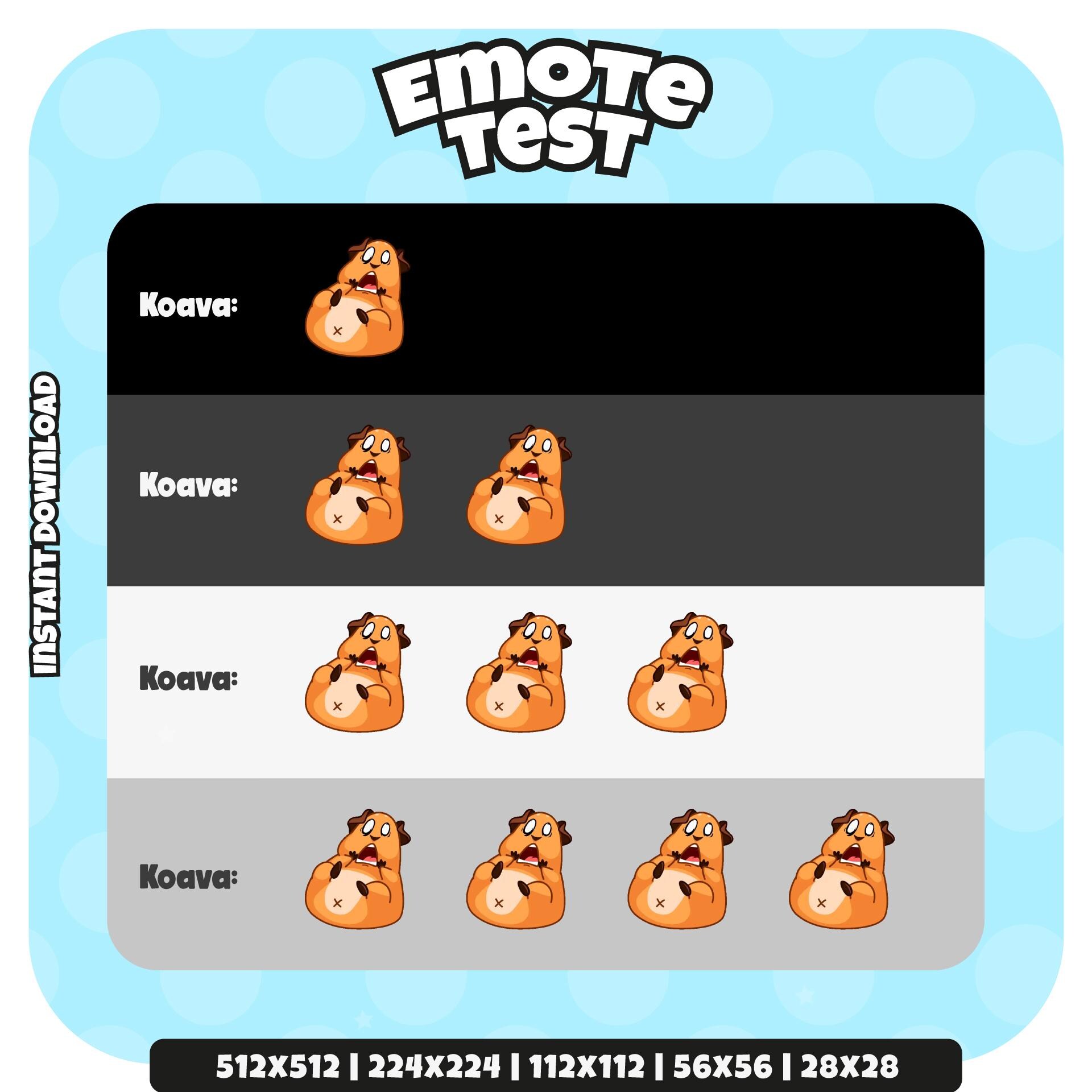 Animated Scared Hamster Emote – Shocked Twitch Discord Stream Reaction ...